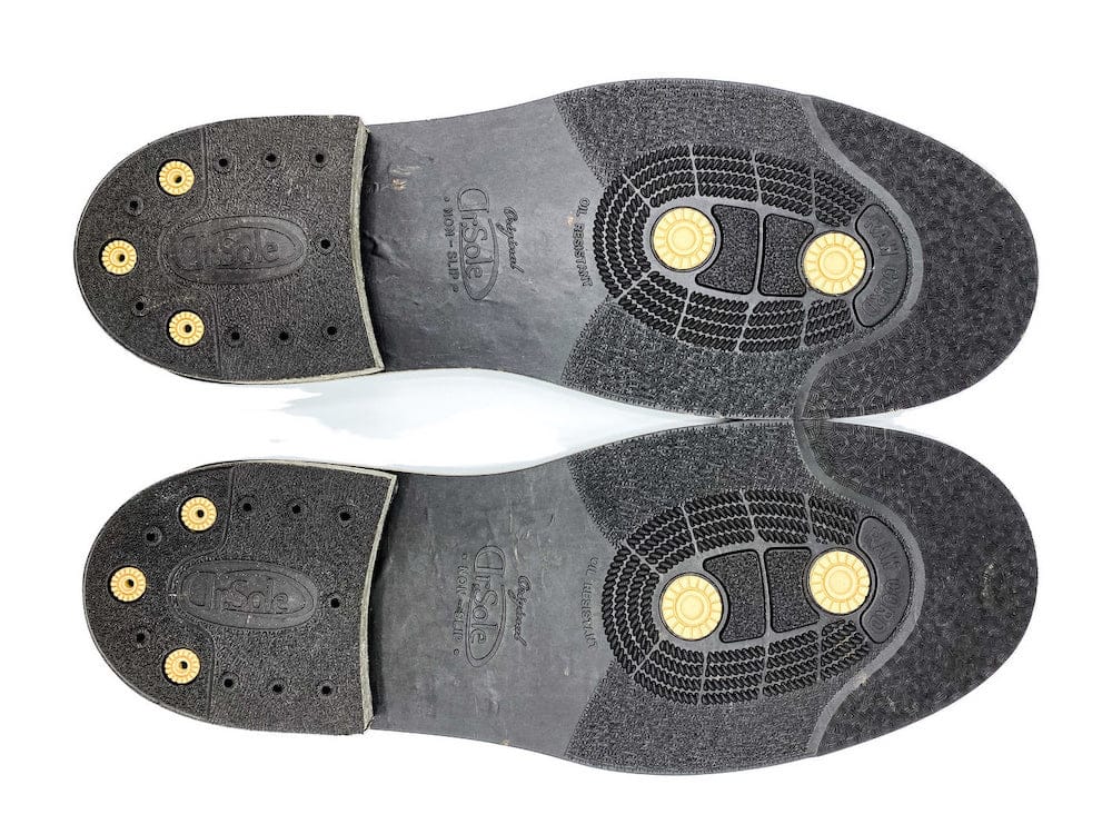 Types de semelles extérieures de chaussures : cuir, Dainite, Vibram